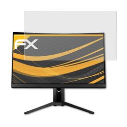 atFoliX Schutzfolie für MSI Optix MAG271CQR, Entspiegelnd und stoßdämpfend, weiß