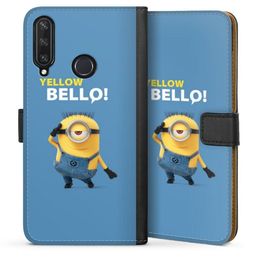 DeinDesign Handyhülle Stuart Minions Ich – Einfach unverbesserlich Yellow Bello, Huawei Y6p Hülle Handy Flip Case Wallet Cover Handytasche Leder