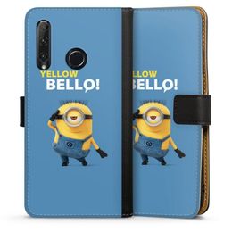 DeinDesign Handyhülle Stuart Minions Ich – Einfach unverbesserlich Yellow Bello, Huawei Honor 20 Lite Hülle Handy Flip Case Wallet Cover, schwarz