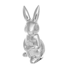 Brillibrum Osterhase Hase Porzellan Silber Osterhase Ostern Osterdeko Häsche Osterdeko, Hase 2