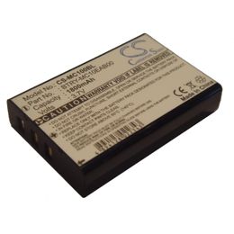 vhbw passend für Symbol MC1000 Kamera (1600 mAh, 3,6 V, Li-Ion) Akku Li-Ion 1600 mAh, schwarz