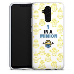 DeinDesign Handyhülle Minions Ich – Einfach unverbesserlich Bob 1 in a Minion, Huawei Mate 20 Lite Silikon Hülle Bumper Case Handy Schutzhülle, weiß