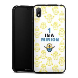 DeinDesign Handyhülle Minions Ich – Einfach unverbesserlich Bob 1 in a Minion, Huawei Y5 (2019) Silikon Hülle Bumper Case Handy Schutzhülle, schwarz