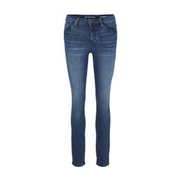 Tom Tailor Damen Alexa Skinny Jeans, blau, Uni, Gr. 28/30