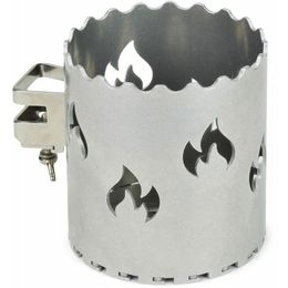 Flaschenhalter montierbar an alle Feuerplatten mit 3-10mm Stärke mit integriertem Flaschenöffner