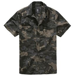 Brandit Roadstar Shirt Hemd kurzarm darkcamo, Gr&ouml;&szlig;e 4XL