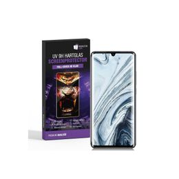 Protectorking Schutzfolie 1x 9H Panzerglas für Xiaomi Mi Note 10 Pro FULL CURVED UV-Liquid Displ