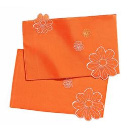 Tischsets "Orange Flower" 2er-Set