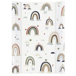 Rotho Babydesign Keilwickelauflage BOHO RAINBOW (70x50) in weiß