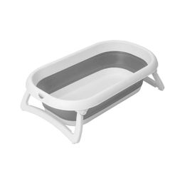 Rotho Babydesign Faltwanne BABY BATH 2 GO (82x48x22) in grau/weiß