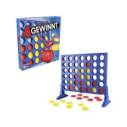 HASBRO GAMING 4 Gewinnt - Strategiespiel für 2 Spieler Gesellschaftsspiel Mehrfarbig