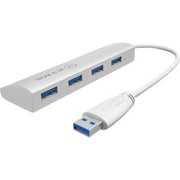 RaidSonic IB-AC6401, USB 3.0 Hub, Weiß