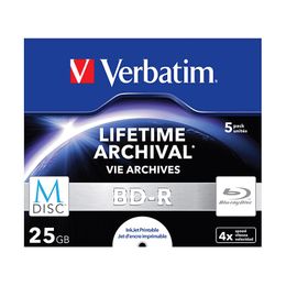 Verbatim 43823 BD-R 25GB Single MDISC Blu-ray-M-Disc