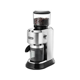 De'Longhi DELONGHI Dedica KG520.M Kaffeemühle Silber/Schwarz 150 Watt, Edelstahl-Kegelmahlwerk