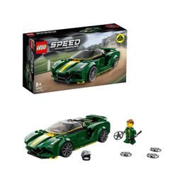 Lego Speed Champions 76907 Lotus Evija Bausatz, Mehrfarbig