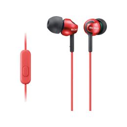 Sony MDR-EX110AP, In-ear Kopfhörer Rot