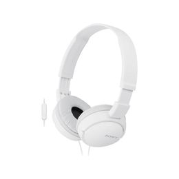 Sony MDR-ZX110AP, On-ear Kopfhörer Weiß