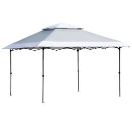 Outsunny Pop-Up-Pavillon zusammenfaltbar 350 x 350 x 268 cm (L x B x H)