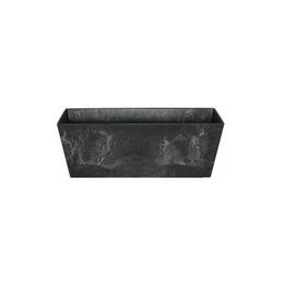 Artstone TrendLine Pflanzkasten Ella schwarz 17x17 cm frostsicher Blumenkasten Blumentopf