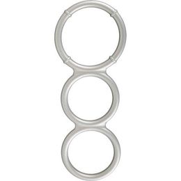 You2Toys „Metallic Silicone Triple cock and ball ring“ aus Silikon