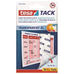 Tesa TACK Adhesive Pads XL 36pcs Transparent