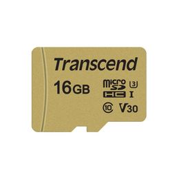 Transcend 500S microSDHC UHS-3 - 16GB