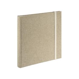 Hama "Tessuto" Jumbo Album 30x30 cm 60 White Pages beige