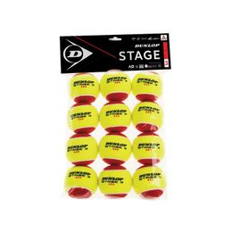 Dunlop Tennisball Stage 3 RED 12-pack in Polybag
