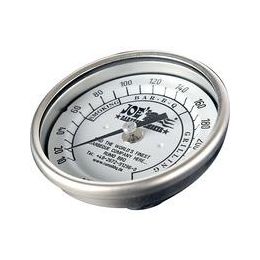 Joe's Original Edelstahl Thermometer 3" Anzeige: Analog, Celsius (°C) Temperaturbereich: 10 °C bis 260 °C