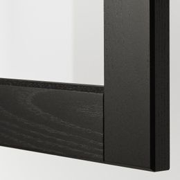 IKEA METOD Wandschrank mit Böden/2 Glastüren