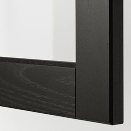 IKEA METOD Wandschrank mit Böden/Glastür