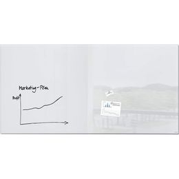 Sigel GL225 Glas Whiteboard Artverum super-weiß 200x100 cm Magnettafel Board