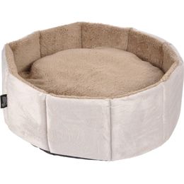 Dynamic24 Hundekorb 48cm Haustier Katzen Kissen Bett Hunde Kissen Hundebett Schlafplatz