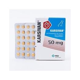 KARSIVAN 50 Filmtabletten f.Hunde 60 St