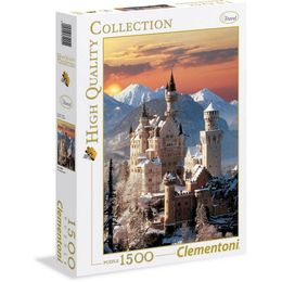 Clementoni® Puzzle High Quality Collection, Neuschwanstein, 1500 Puzzleteile, Made in Europe, bunt
