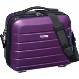 Check.In® Beautycase London 2.0, Kosmetiktasche, zum Aufstecken, Reisetasche, mit Schulterriemen, lila