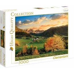 Clementoni® Puzzle High Quality Collection, Die Alpen, 3000 Puzzleteile, Made in Europe, FSC® - schützt Wald - weltweit, bunt