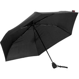 Euroschirm® Taschenregenschirm light trek® ultra, schwarz, extra leicht, schwarz