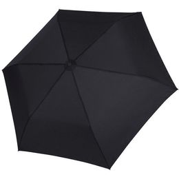 Doppler® Taschenregenschirm Zero 99 uni, Black, schwarz