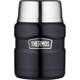 Thermos Thermobehälter Stainless King, Edelstahl, (1-tlg), 470 ml, blau