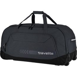 Travelite Reisetasche Kick Off XL, 77 cm, Duffle Bag Reisegepäck Sporttasche Reisebag mit Trolleyfunktion, grau
