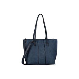 Gabor Shopper Anni, elegant aus Lederimitat mit dezentem Kontrastbesatz, blau