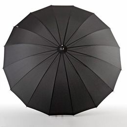 Euroschirm® Stockregenschirm Metropolitan®, schwarz, schwarz