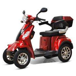 ECO ENGEL 510 E-Scooter 4 R&auml;der 25 km/h Seniorenmobil, Rot - versch. Farben