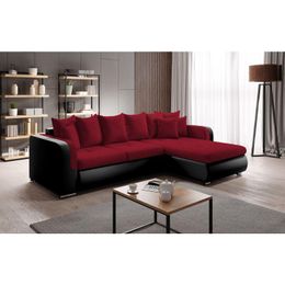 Schlafsofa Couch Sofa mit Schlaffunktion Rot fiorenzo mini l MA1100-SU60 - Furnix