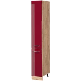 VICCO - Apothekerschrank R-Line, Bordeaux Hochglanz, 30 cm