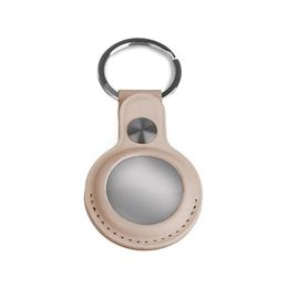 Light Solutions Airtag Key Ring - Leather - Grey