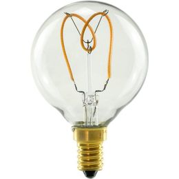 Segula LED-Leuchtmittel Soft Line, E14, 1 St., Warmweiß, dimmbar, Soft Globe 60 klar, E14, weiß