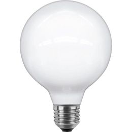 Segula LED-Leuchtmittel Vintage Line, E27, 1 St., Warmweiß, dimmbar, Globe 95 opal, E27, weiß