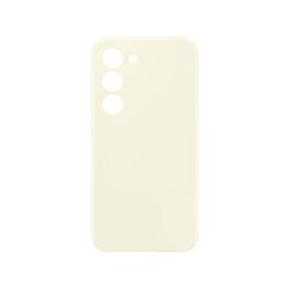 Samsung Silicone Case, Backcover, Samsung, Galaxy S23, Cream